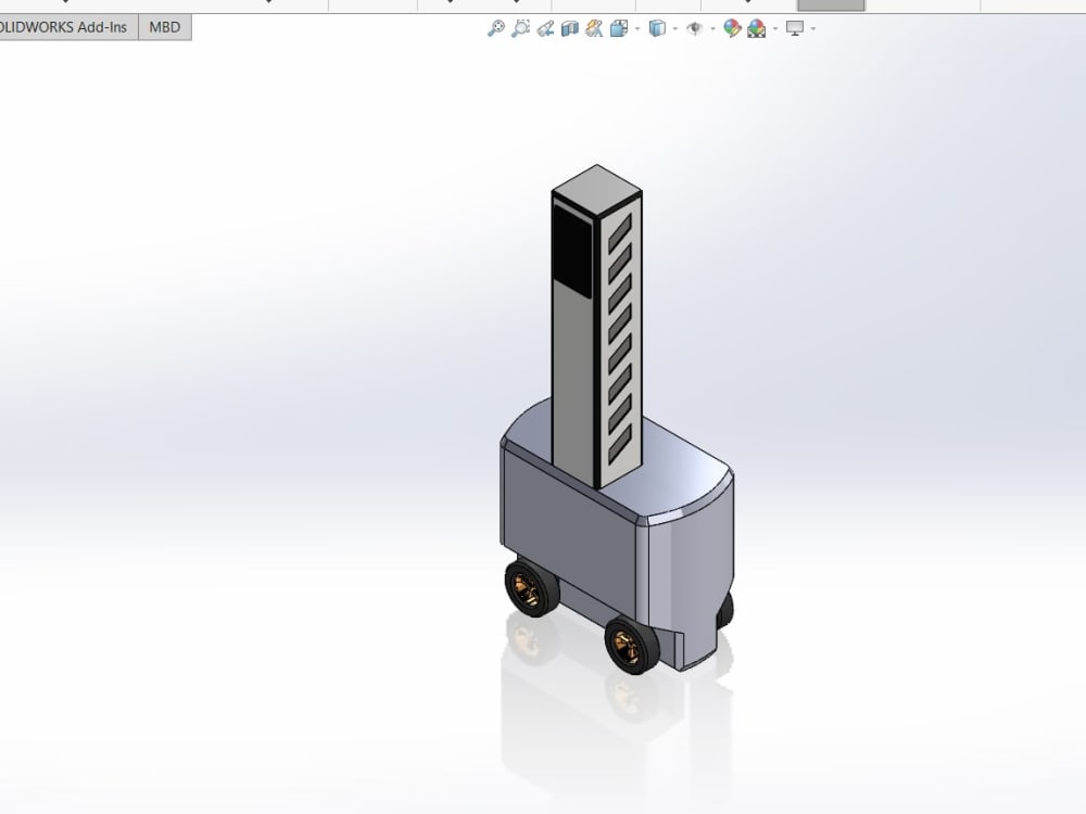 A mechanical CAD design to manufacturing or 3D printing specifications ...