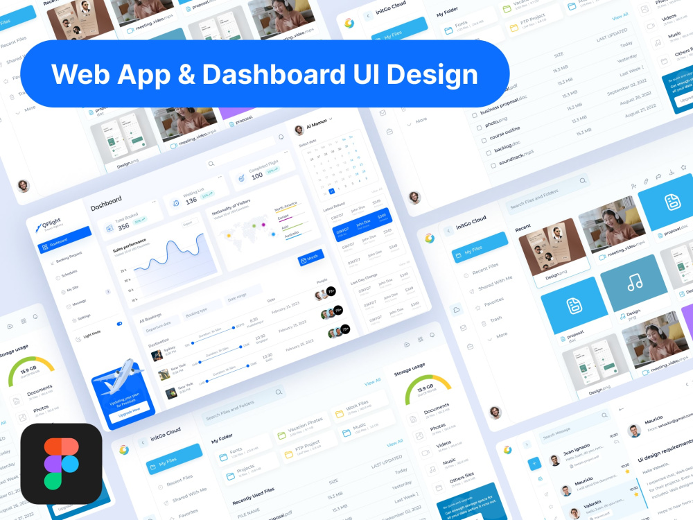 Dashboard/MVP UI UX design for your web application | Upwork