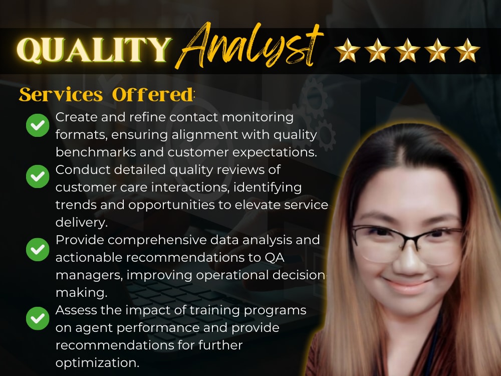 Contact Center QA Process Development Customer Email & Chat QA Monitoring | Upwork