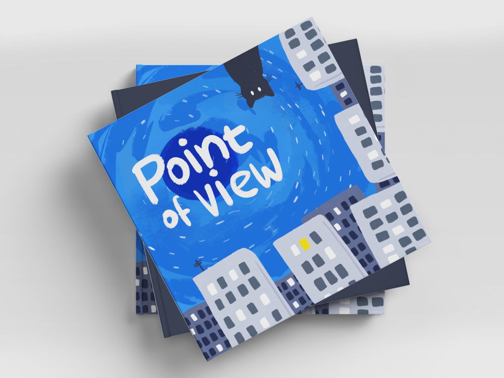 Book cover illustration ( + graphic layout, handwritten lettering ...