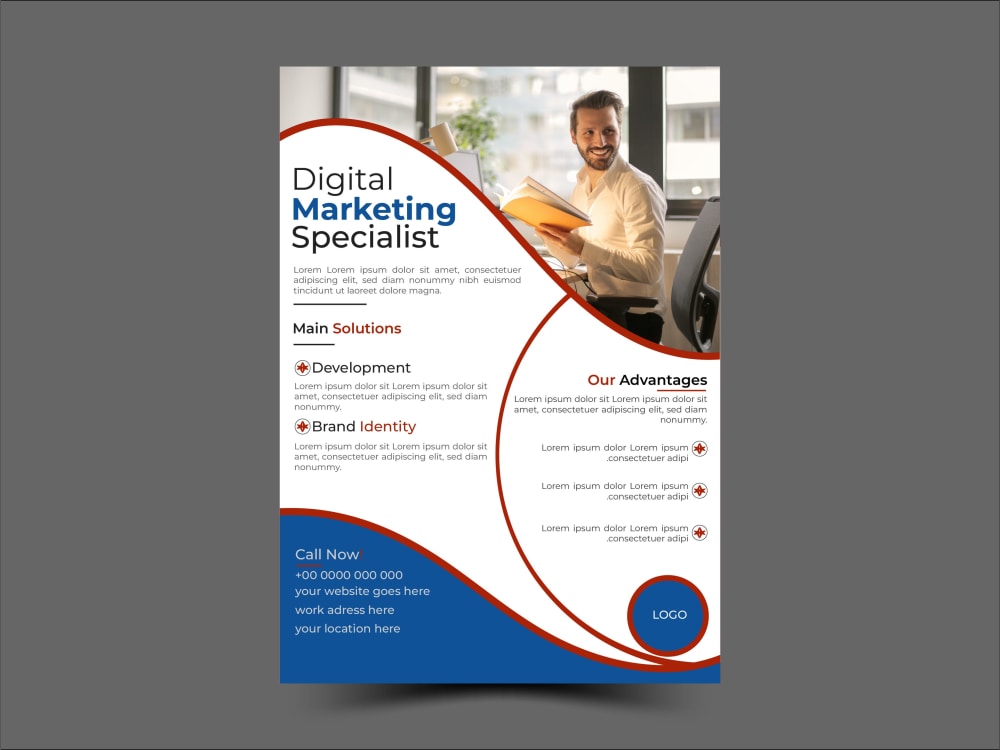 Modern & Amazing Flyer Design, Minimalist Client Testimonial Design ...