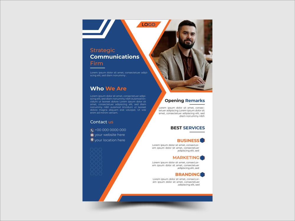Modern & Amazing Flyer Design, Minimalist Client Testimonial Design ...