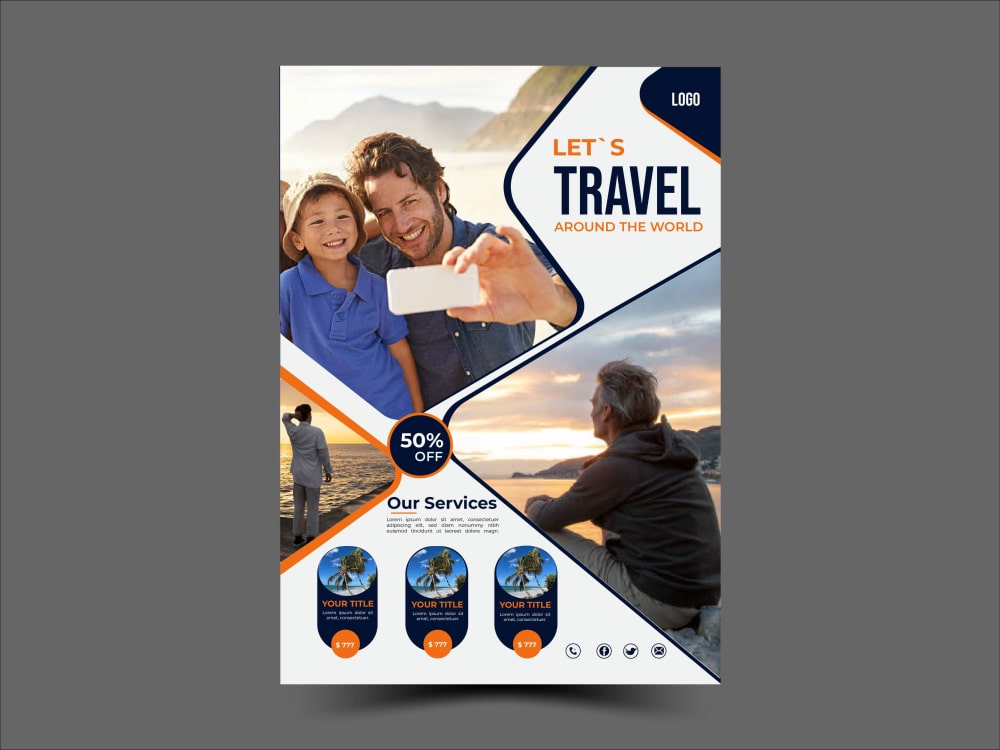 Modern & Amazing Flyer Design, Minimalist Client Testimonial Design ...