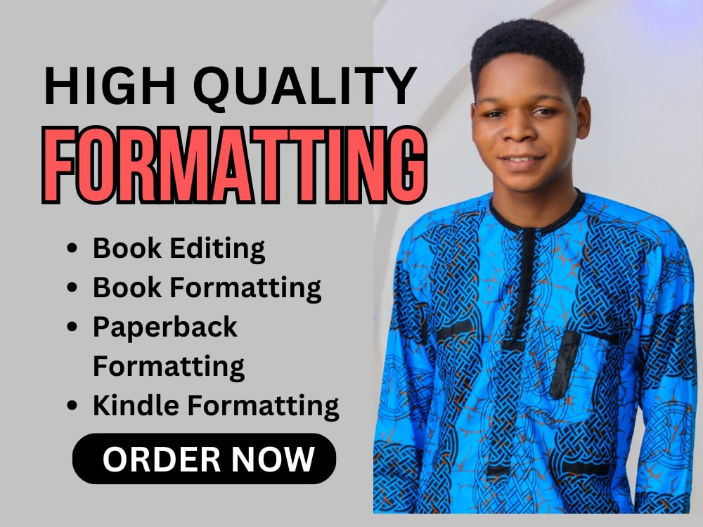 A professionally edited manuscript for print, book formatting ...