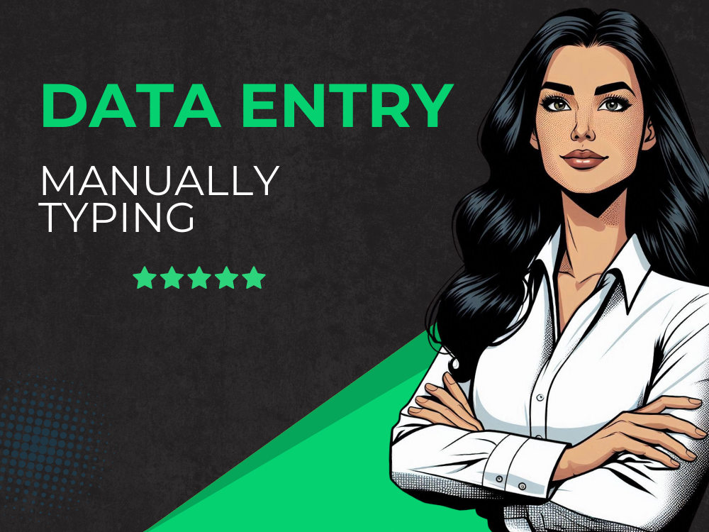 Virtual Assistant Manual Copy Typing Text into Document or Database ...