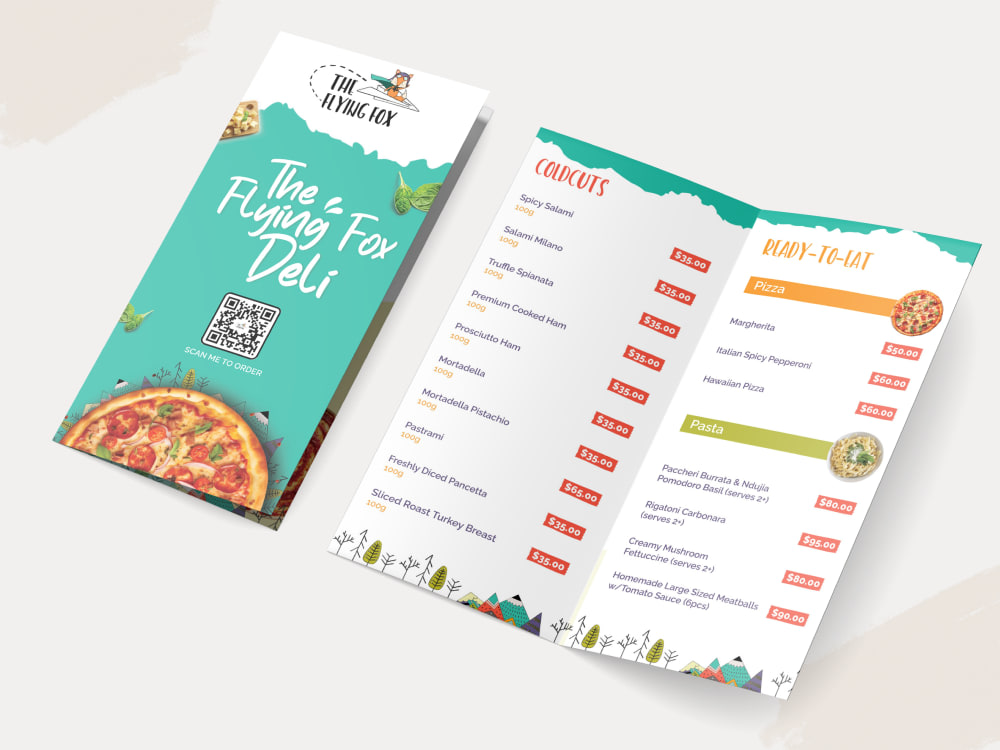 Attractive Restaurant Menu, Food Menu, Price List, Menu Design | Upwork