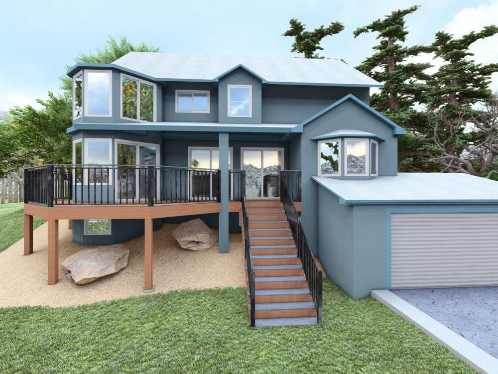 Deck, Cover Deck, pergola or Screen Porch Permit Drawings Set for ...