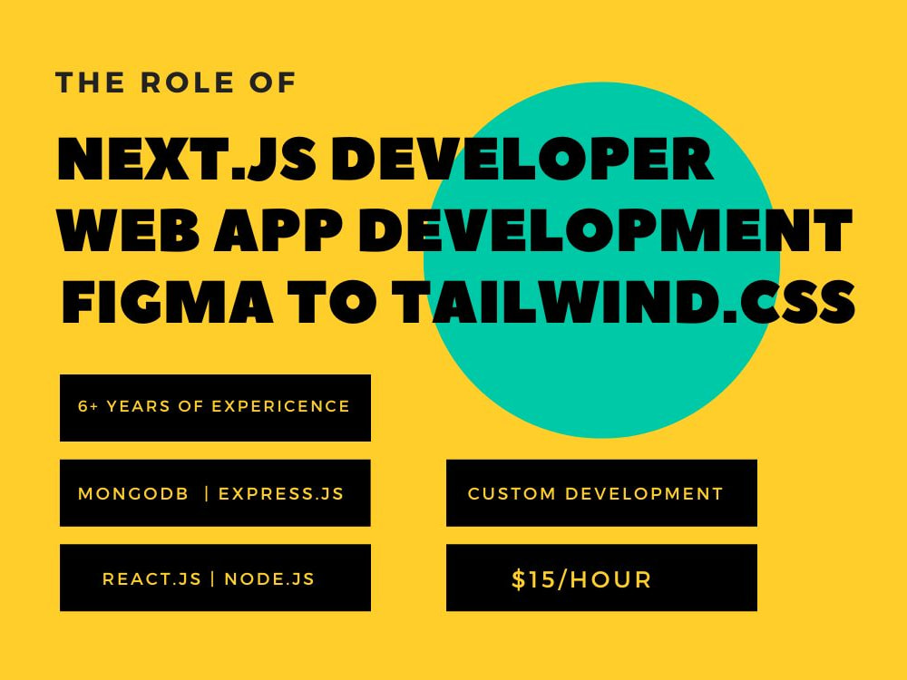Next.js Developer | Figma to Next.js | Tailwind | Front End | Upwork