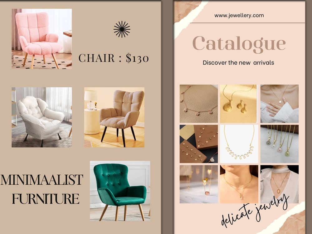 Product catalog design, Lookbook, Sell sheet, Line sheet, catalog ...