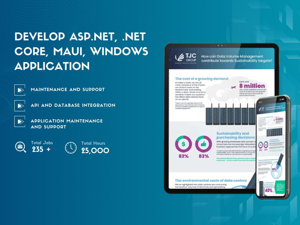 High-performance window applications using .net core and maui | asp.net | Upwork