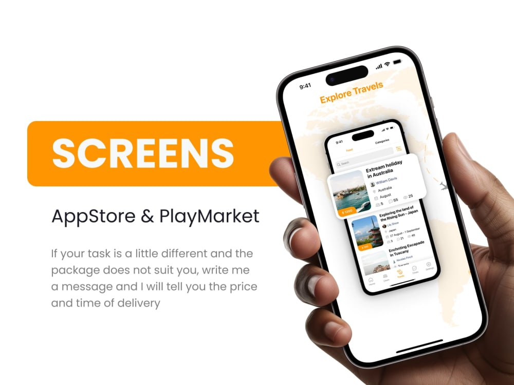 Screens design for App Store & Play Market, Google Play | Design in ...