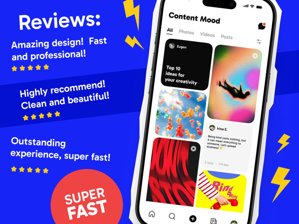 Affordable UI Design for Your App | ONLY $25 | Delivered Fast | Upwork