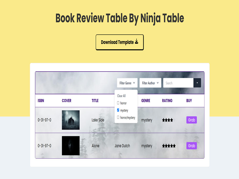 Fantastic custom table for your website using react/nextjs | Upwork