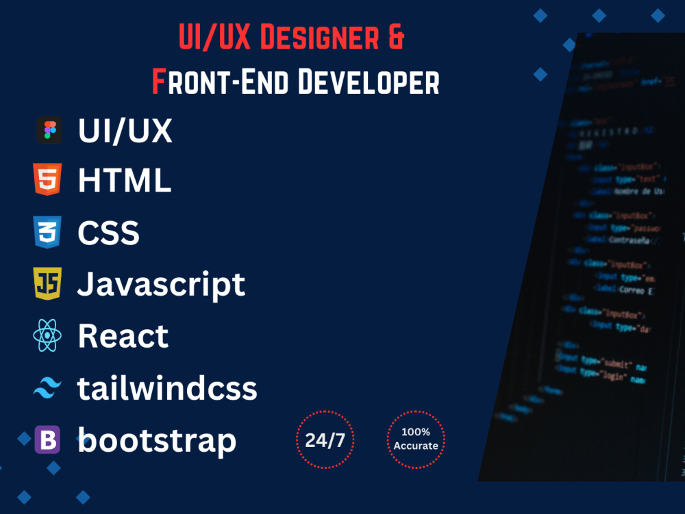 Design wireframes for UI/UX and develop front-end applications | Upwork