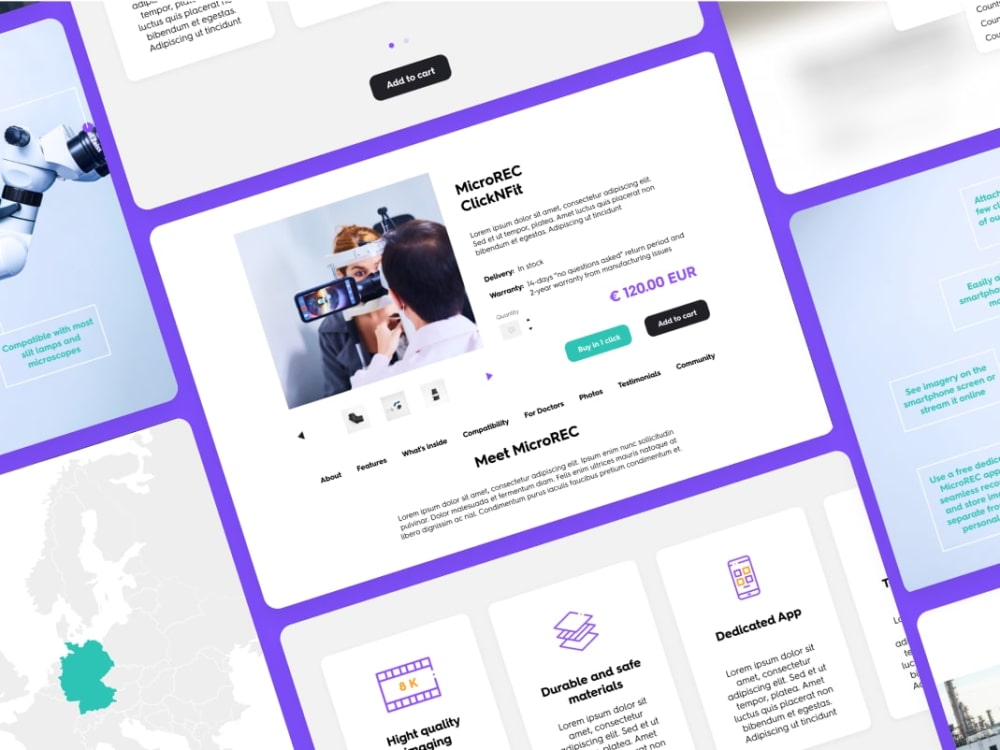 Professional Landing Page Design That Converts | Responsive Website UI UX | Upwork