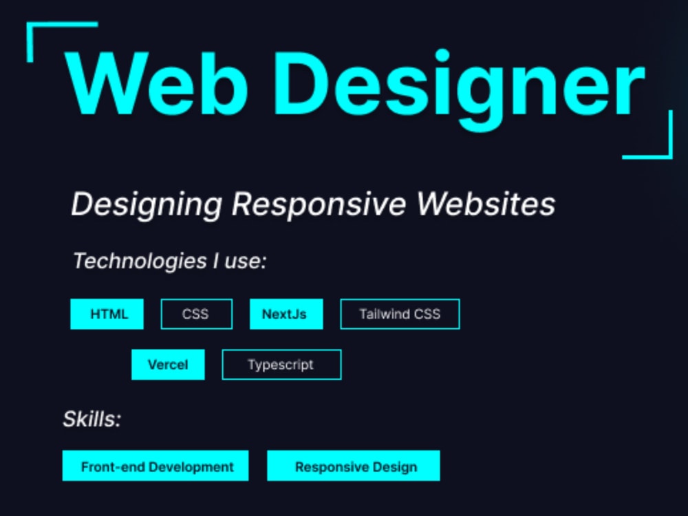 Responsive Portfolio Design with Next.js and Tailwind CSS | Upwork