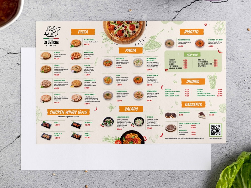 Menu designs for your restaurant, food menu/ price list/ menu design ...