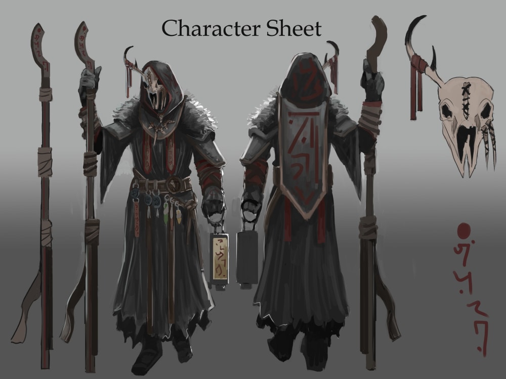 A 2D character sheet | Upwork