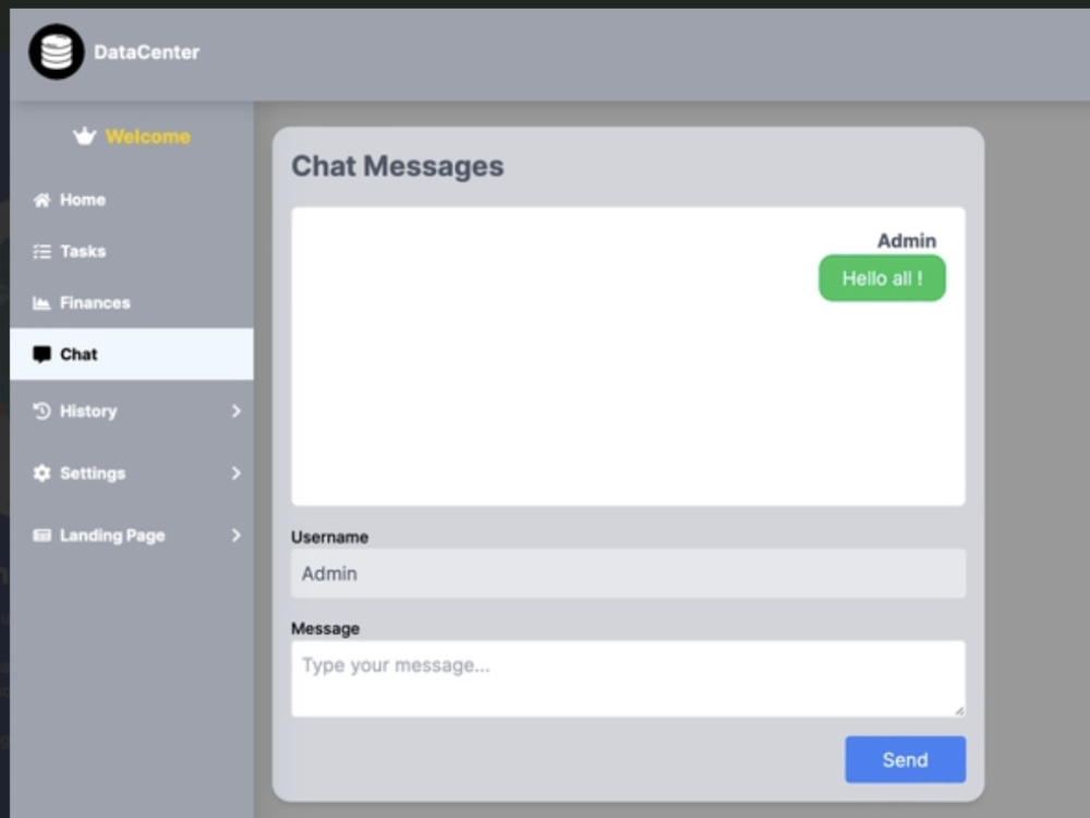 Interactive Dashboard with Management System & Data Charts | Upwork