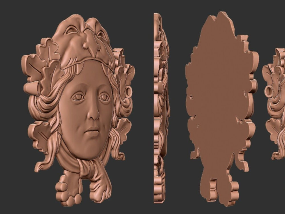 Sculpt 3D model, Bas relief, coin model, medallion, stl file, 3D ...