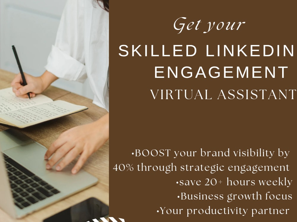 A linkedIn engagement virtual assistant, Admin and customer support ...