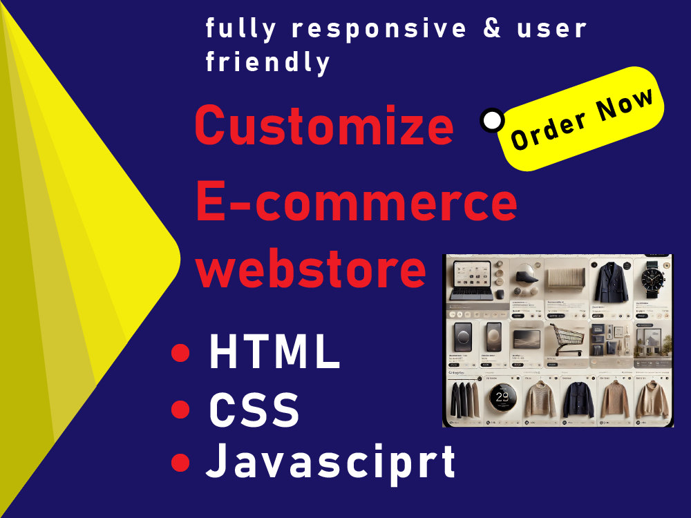 Responsive & Fast eCommerce Webstores | HTML, CSS & JavaScript | Upwork