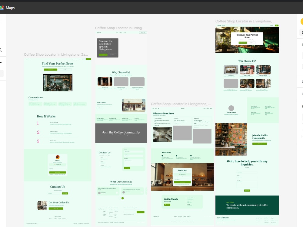 Coffee shop locater app | Upwork