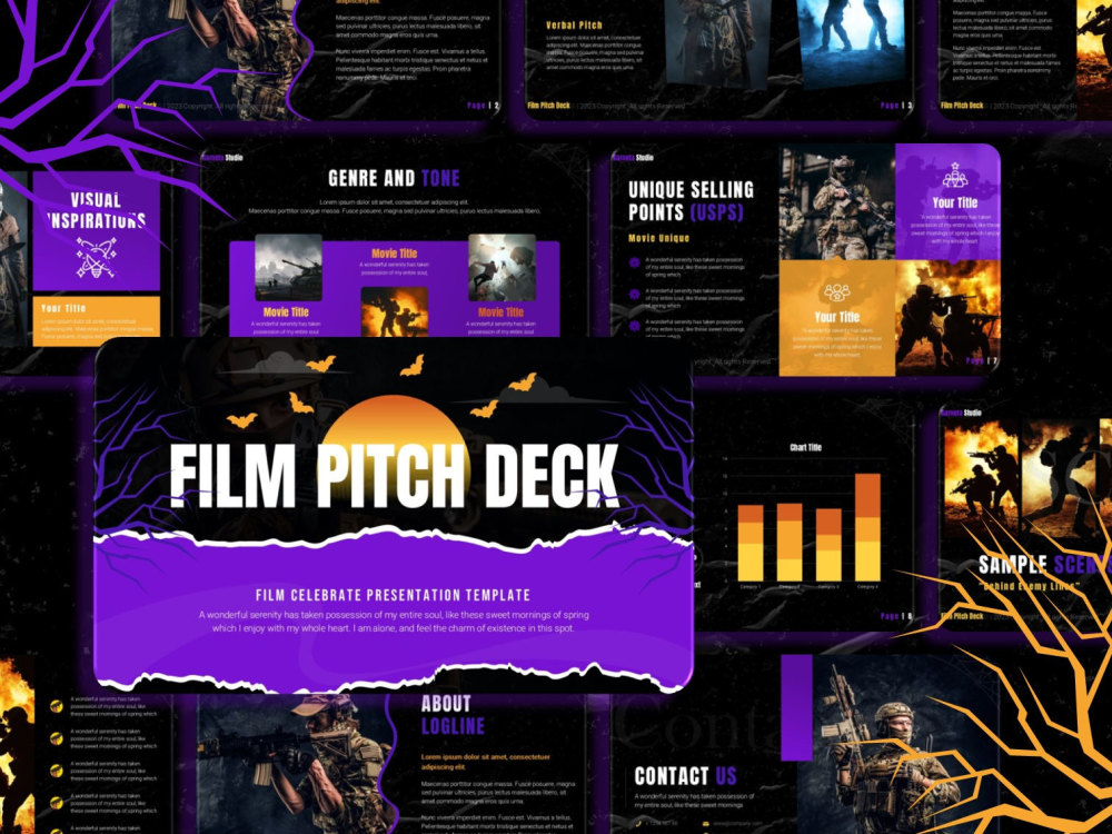 Design a film pitch deck, movie, and TV series presentation | Upwork
