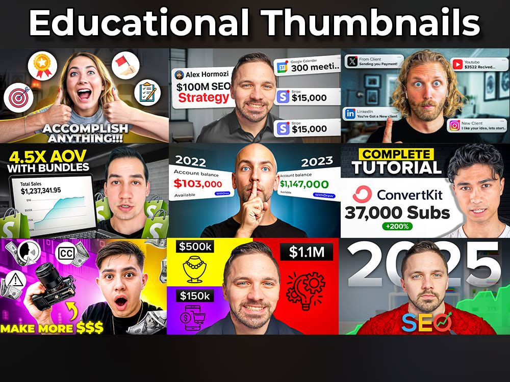 Youtube Thumbnail Designer| Youtube Thumbnail |Youtube Thumbnails ...