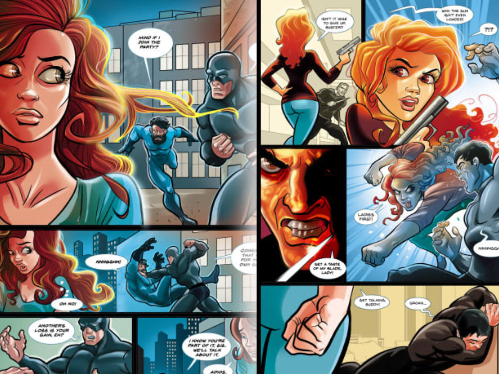 Craft comic book page, graphic novel, webcomic and manga | Upwork