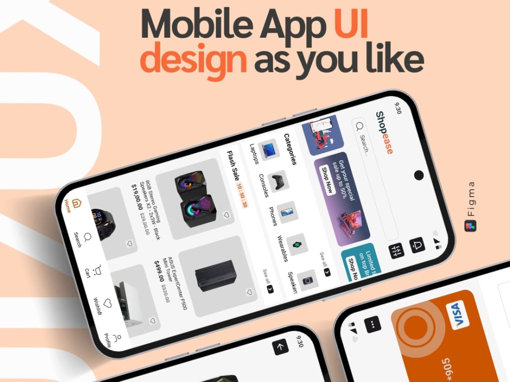 A High-Quality UI Design for your E-Commerce Mobile app | Upwork