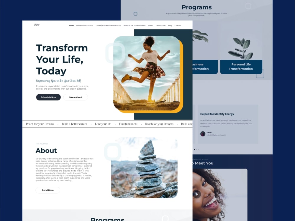 High quality website design done in Figma | Upwork