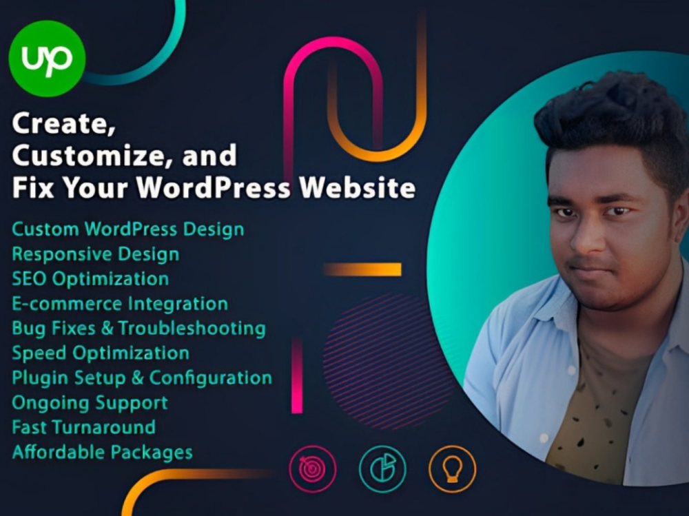 A Fully Customized, Optimized, and Fixed WordPress Website | Upwork