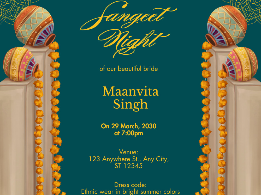 "Elegant Wedding, Birthday & Party Invitation Card Design" | Upwork
