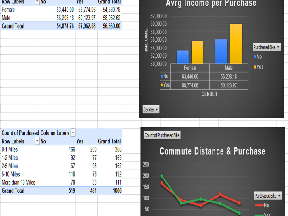 Data Visualization, Dashboard, Graphs, Charts, Pivot Table, Data Analysis | Upwork