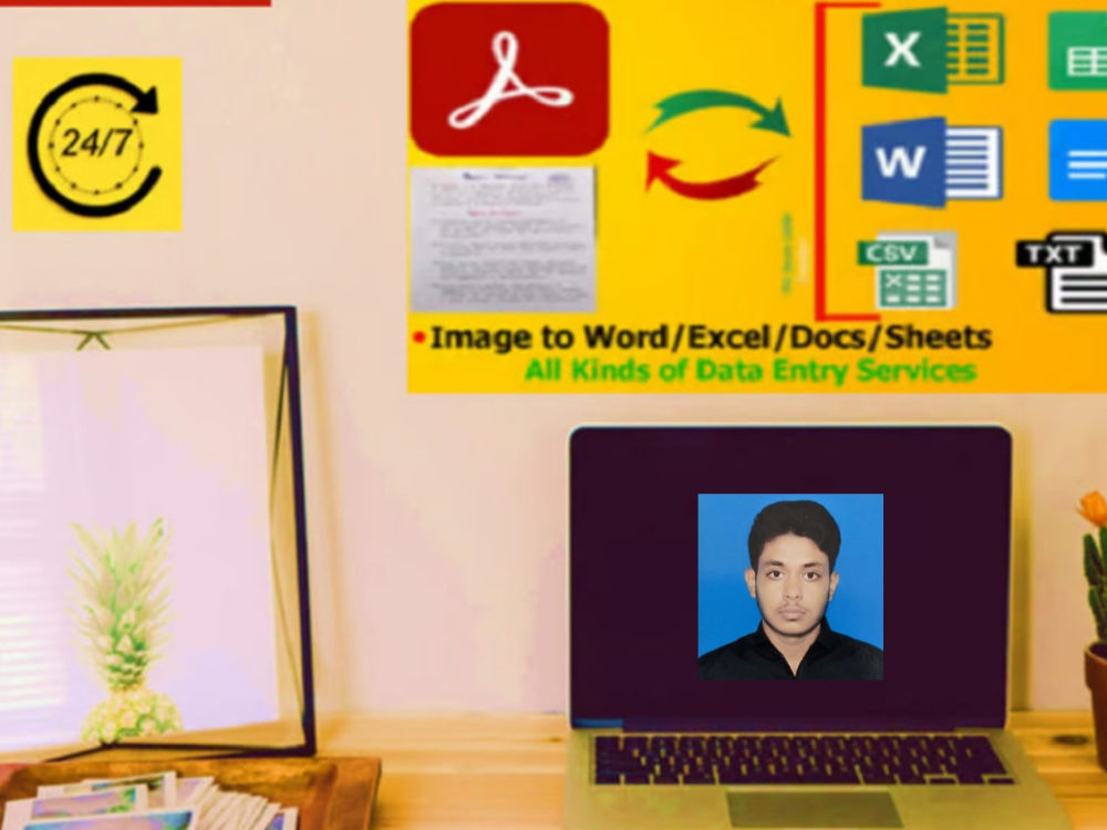 PDF to Microsoft Excel, Word, Google Docs, Google Sheets | Upwork