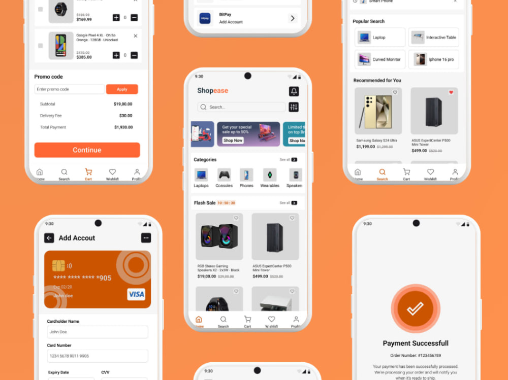 A High-Quality UI Design for your E-Commerce Mobile app | Upwork