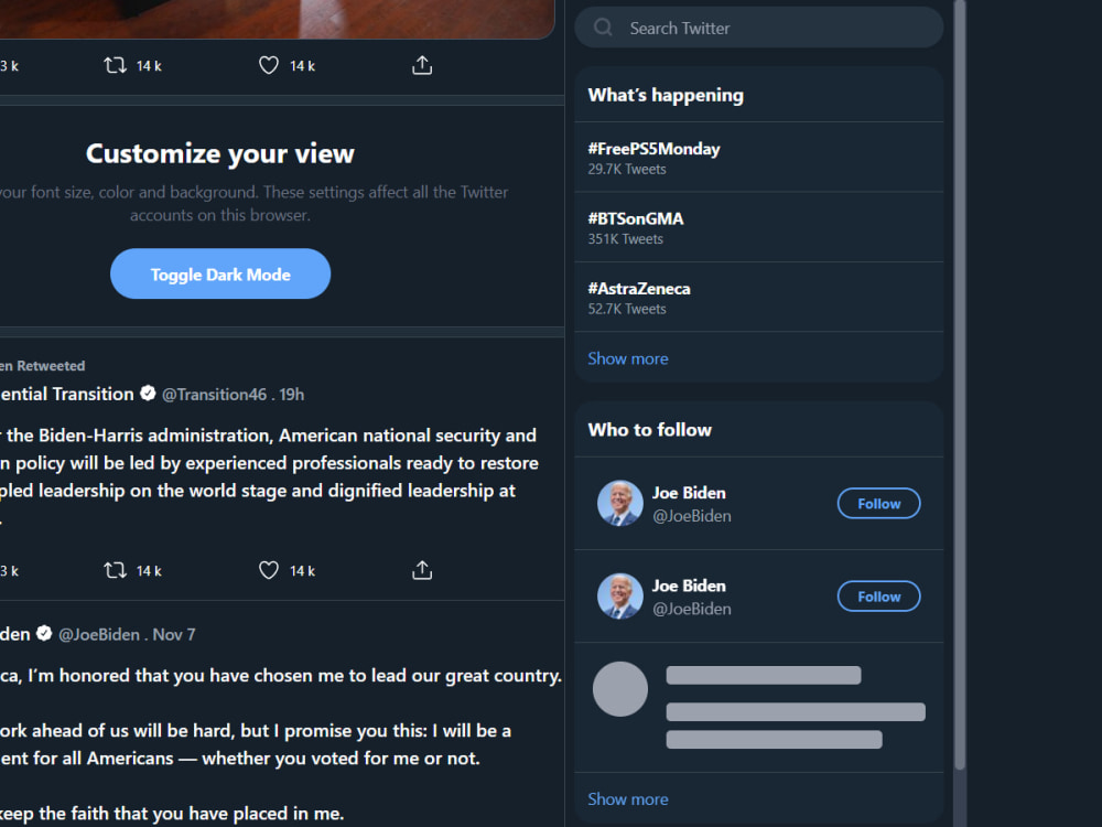 A beautiful Twitter UI Clone | Upwork