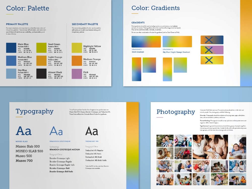 A Brand Kit including Unique Logo, Colors, Imagery, & Sample Designs ...