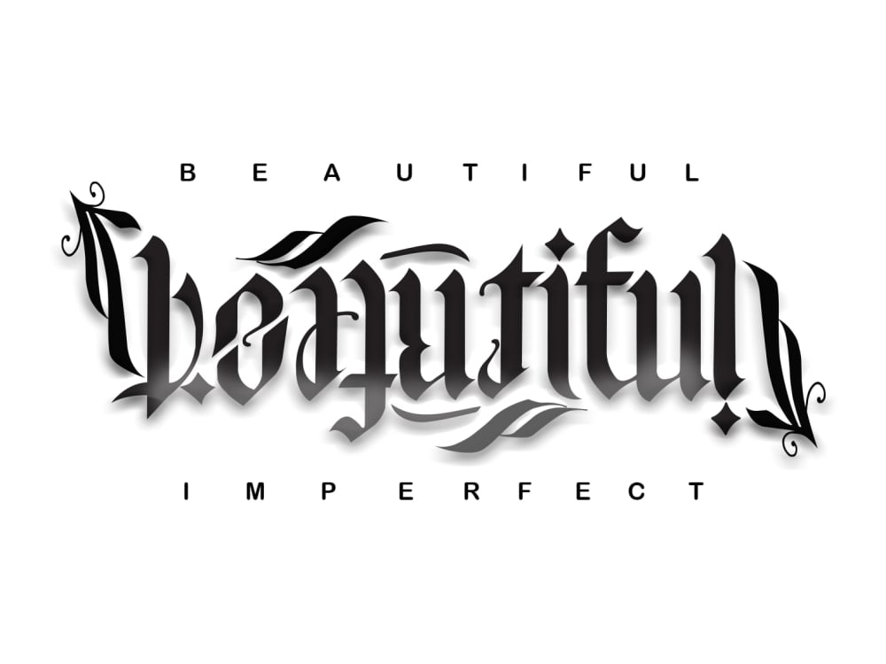 Ambigram monogram anagram upside down and lettering tattoos | Upwork