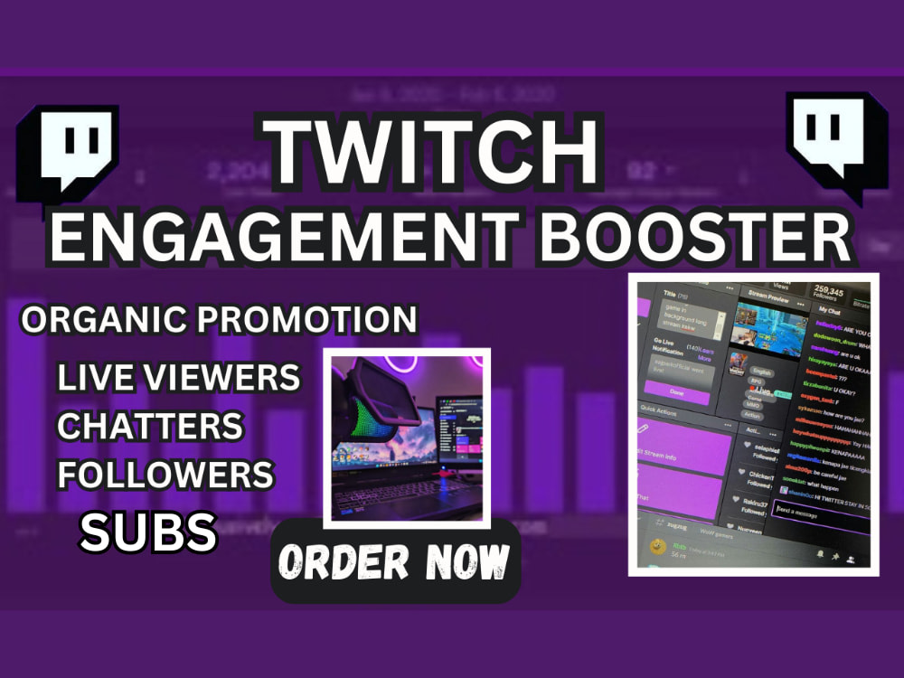 Organic twitch channel promotion | Upwork