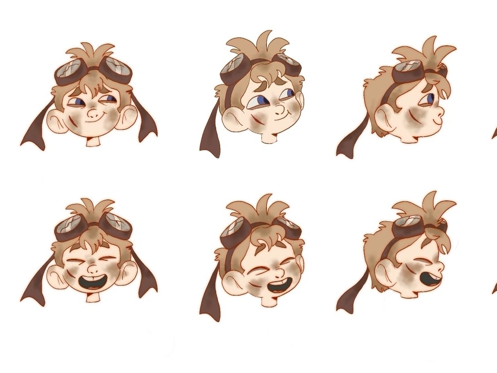 A character design reference sheet | Upwork