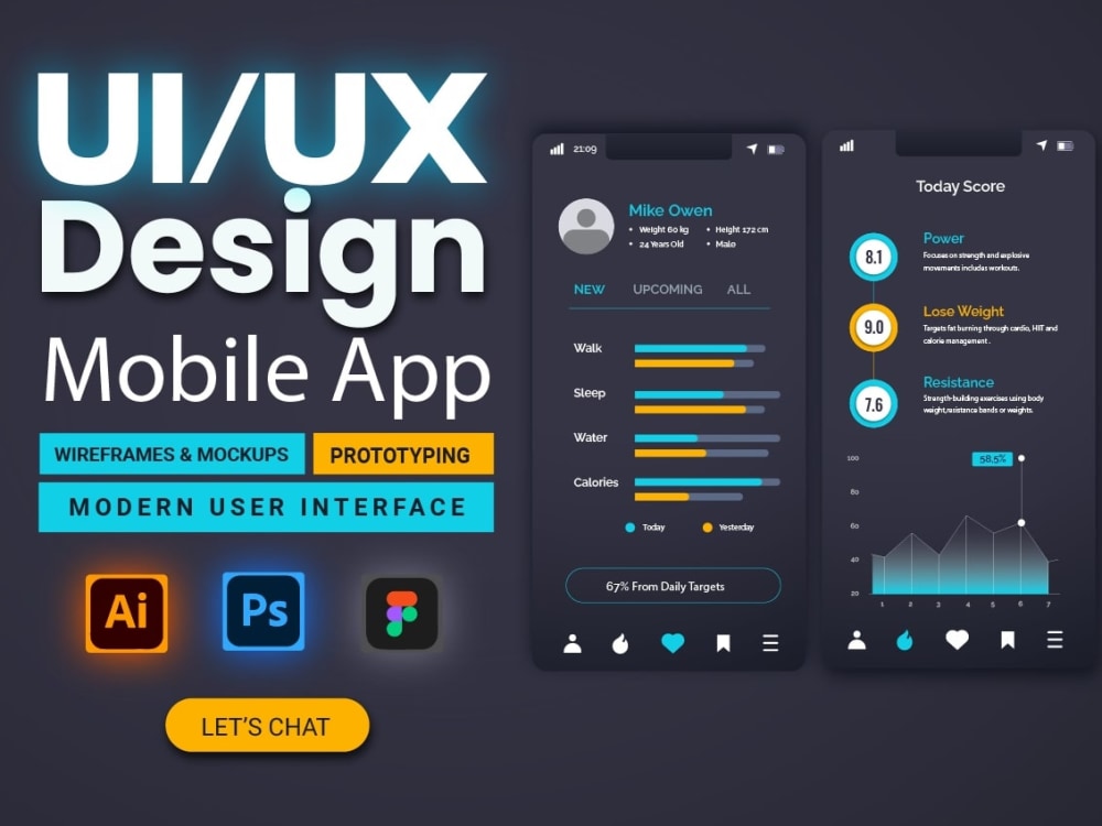 Figma mobile app design, android app ui ux design, ios app ui ux design | Upwork