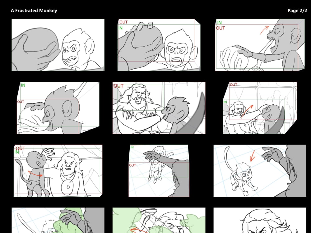 A storyboard and an animatic for your script | Upwork