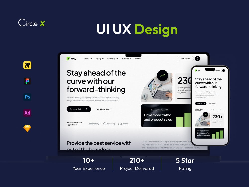 Responsive Landing Page, UI/UX, Wireframes & Figma Design. 🚀 | Upwork