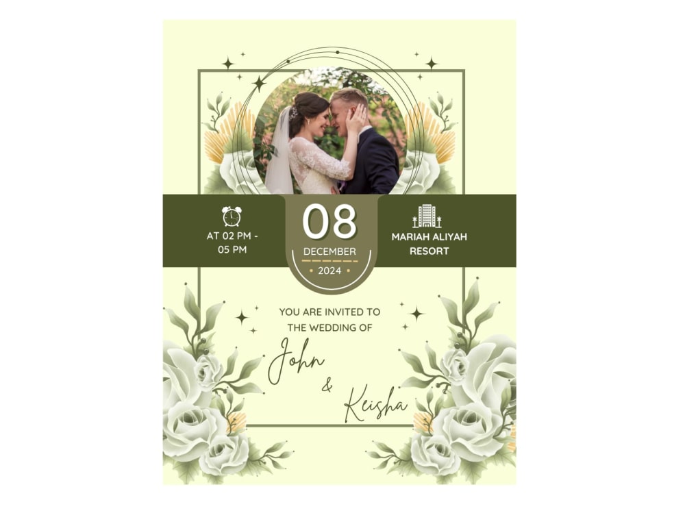 An invitation letter layout | Upwork