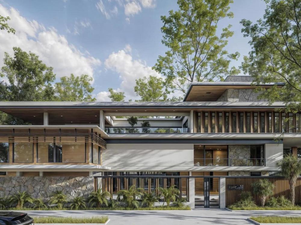 The most impressive and realistic townhouse exterior rendering service ...