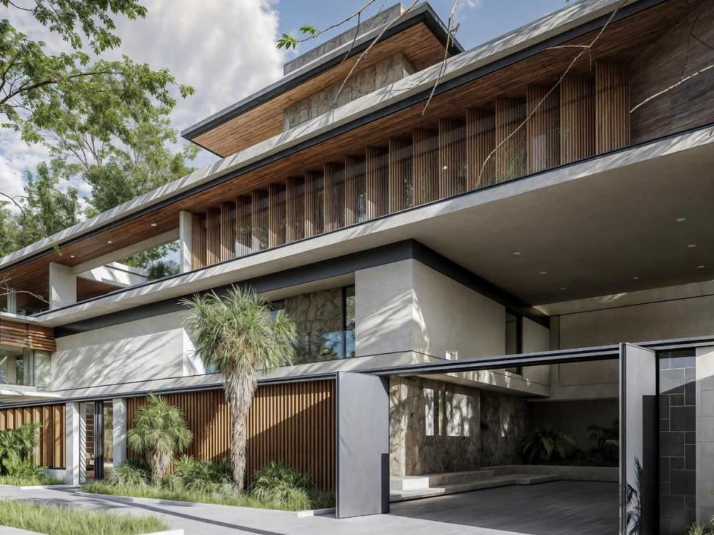 The most impressive and realistic townhouse exterior rendering service ...