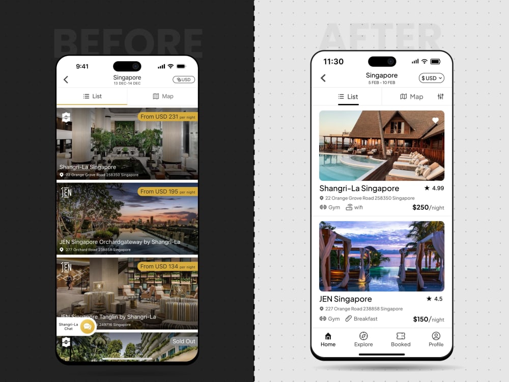 The high-quality redesign of your APP and Website | Upwork