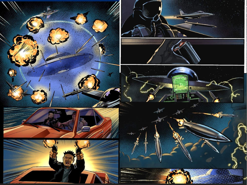 Comic art, comic illustration, graphic novel, storyboard, character ...